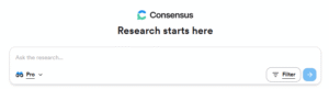 科学的根拠が秒でわかる！AI「Consensus」の検索機能3選と料金プラン | アカデミアノート
